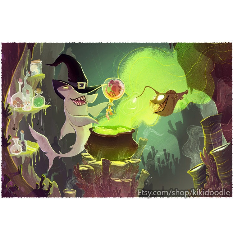 Deep Sea Witches– KikiDoodle